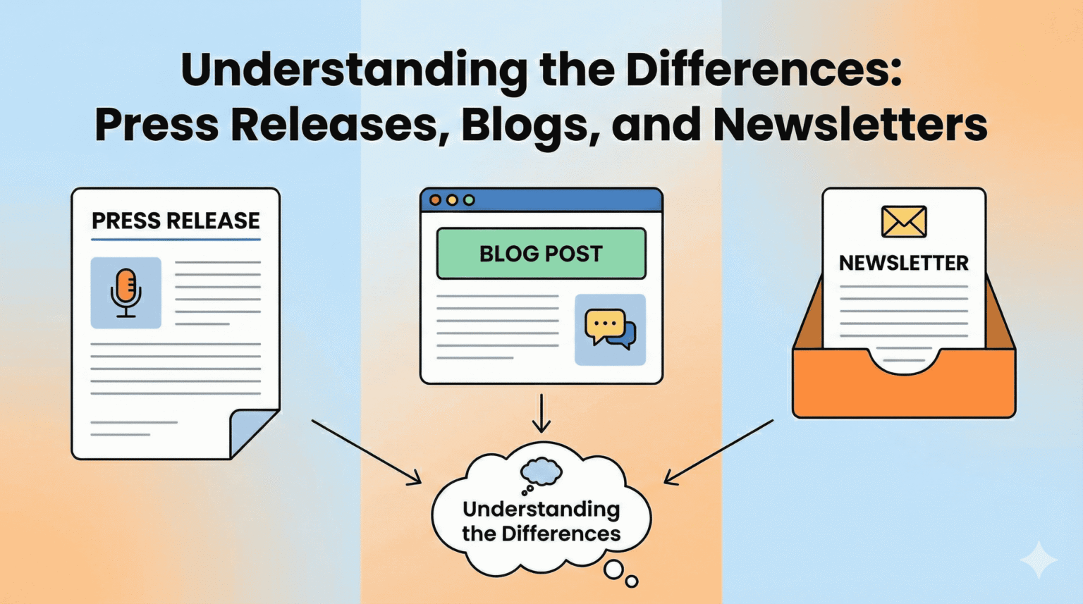 Understanding the Differences: Press Releases, Blogs, and Newsletters ...